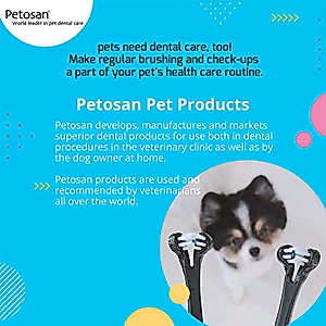 Petosan Puppy and Toy Breed Toothbrush, Dental Cleaning Accessory