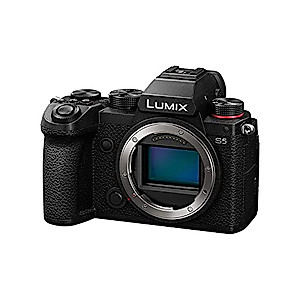 Panasonic LUMIX S5 Full Frame Mirrorless Camera, 4K 60P Video Recording with Flip Screen & WiFi, L-Mount, 5-Axis Dual I.S, DC-S5BODY (Black) (Renewed)
