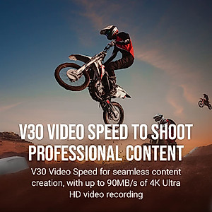 PNY 1TB PRO Elite Class 10 U3 V30 SDXC Flash Memory Card - 100MB/s, Class 10, U3, V30, 4K UHD, Full HD, UHS-I, Full Size SD