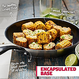 Kitchen Stories by GreenPan Healthy Ceramic Nonstick Stainless Steel Frying Pan, 8"