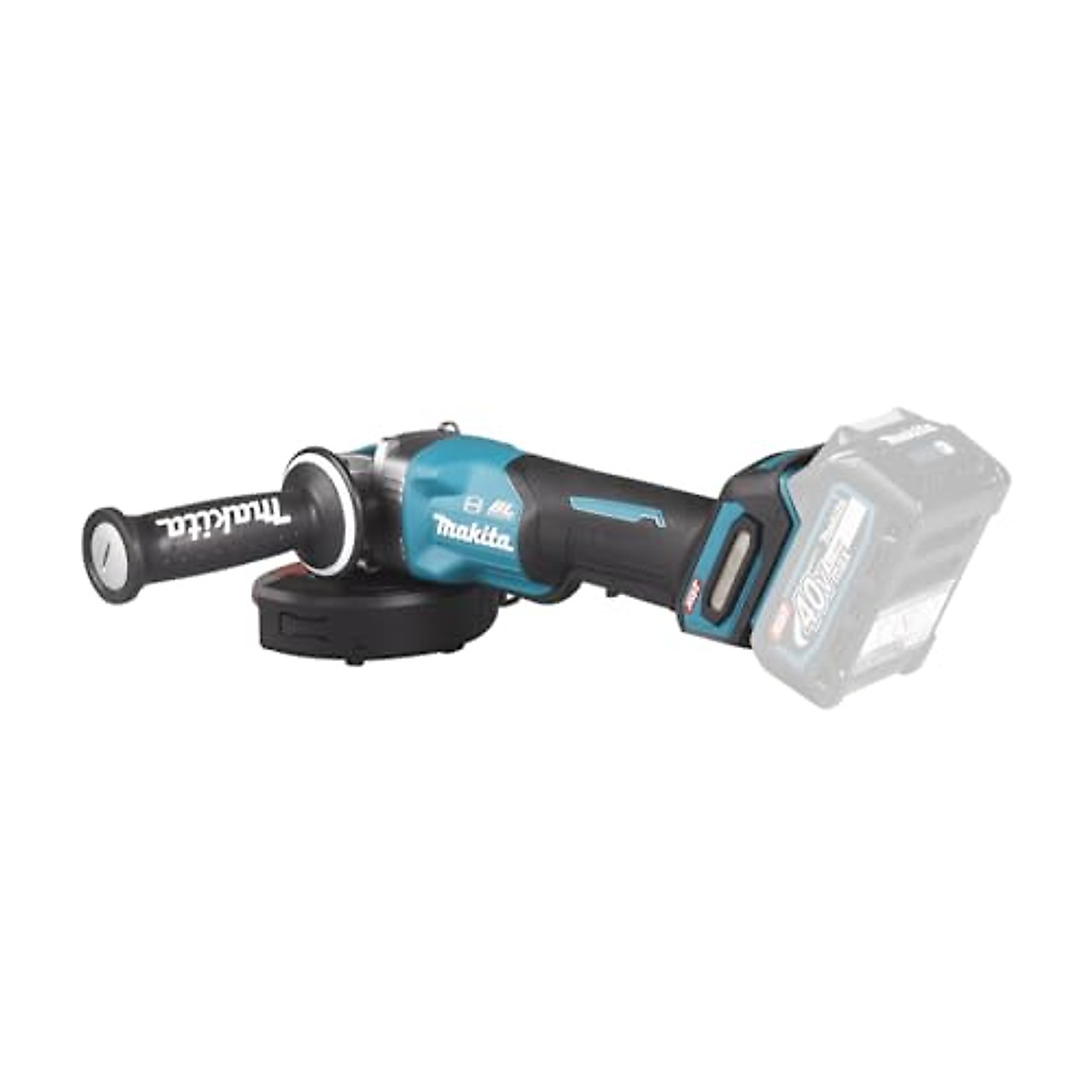 Makita GA047GZ 4.9-inch (125 mm) Rechargeable Disc Grinder, 40 V Max, Battery, Charger, and Case Sold Separately