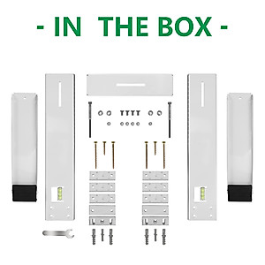 Forestchill Window Air Conditioner Bracket, Heavy Duty Window AC Support Bracket with 2 Arms, Universal Fit 5,000 to 22,000 BTU A/C Units, Up to 200 lbs