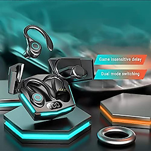 2022 New Wireless Earbuds Bluetooth Headphones Sound Quality Wireless Charging Case Digital Led Intelligence Display Compatible with Android iOS for Sports Gym
