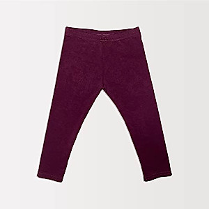 Andrew Scott Kids Boys Girls Toddler Fleece Brush Lined Stretch Leggings | Snug Fitting Long Pants -Multi Packs