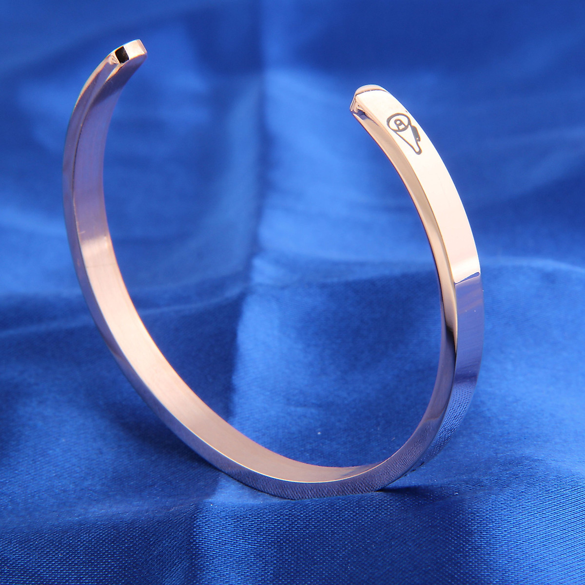 FEELMEM Cheerleader Bracelet Lead Inspire Coach Cuff Bangle Bracelet,Cheer Jewelry(RG)