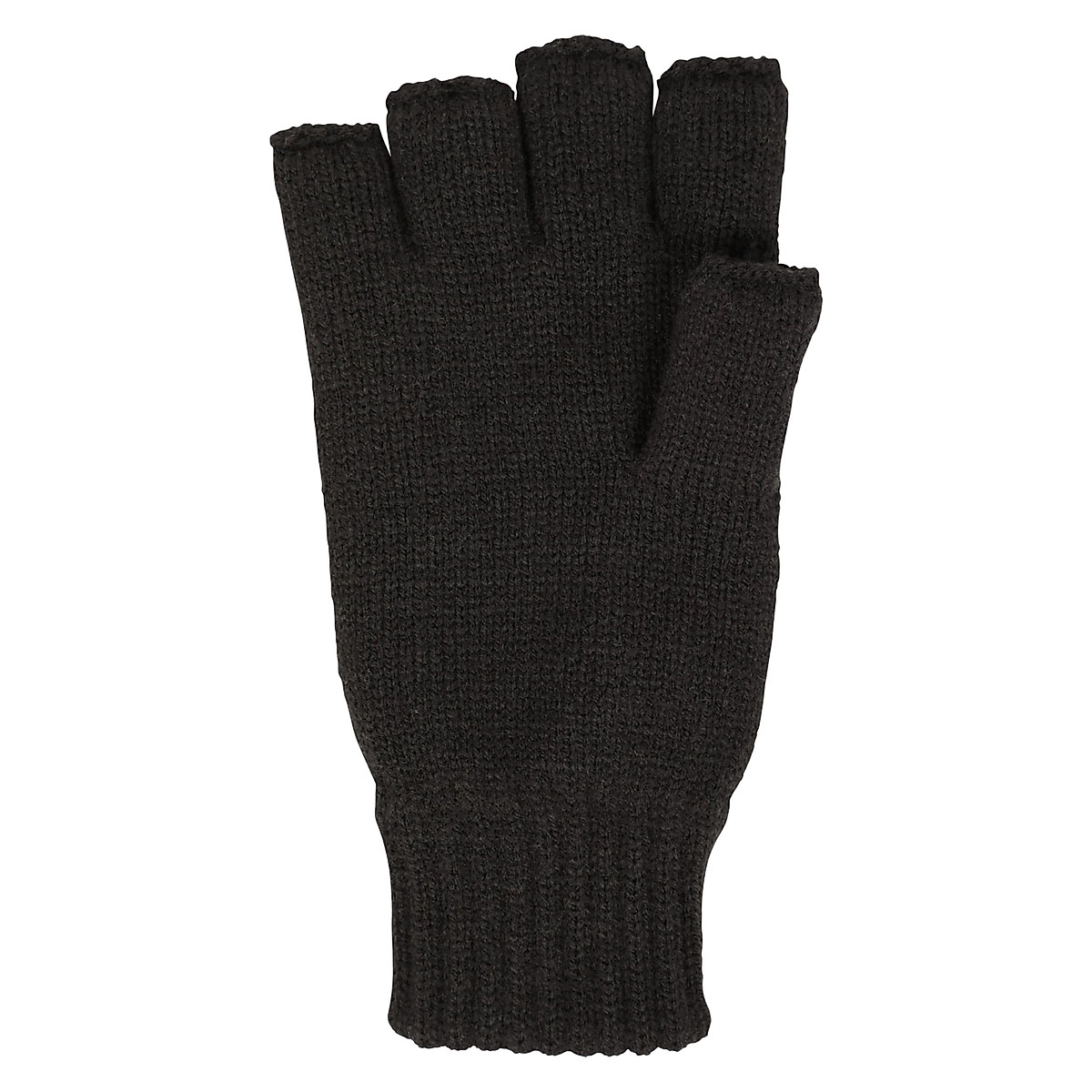 Mountain Warehouse Fingerless Knitted Gloves - Light Ski Gloves Black