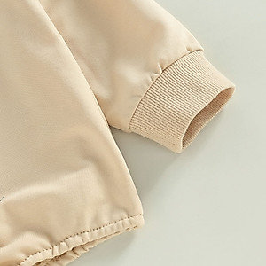 ZyHwShine Western Baby Outfit Newborn Boy Girl Cow Print Sweatshirt Romper Bodysuit Sweater Onesie Fall Winter Clothes (Khaki Cuter,0-3 Months)