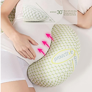Echueuey Pregnancy Pillows,Pregnancy Pillows for Sleeping –Maternity Pillow, Side Sleeper Pregnancy Pillow,Pregnancy Wedge Pillows Green