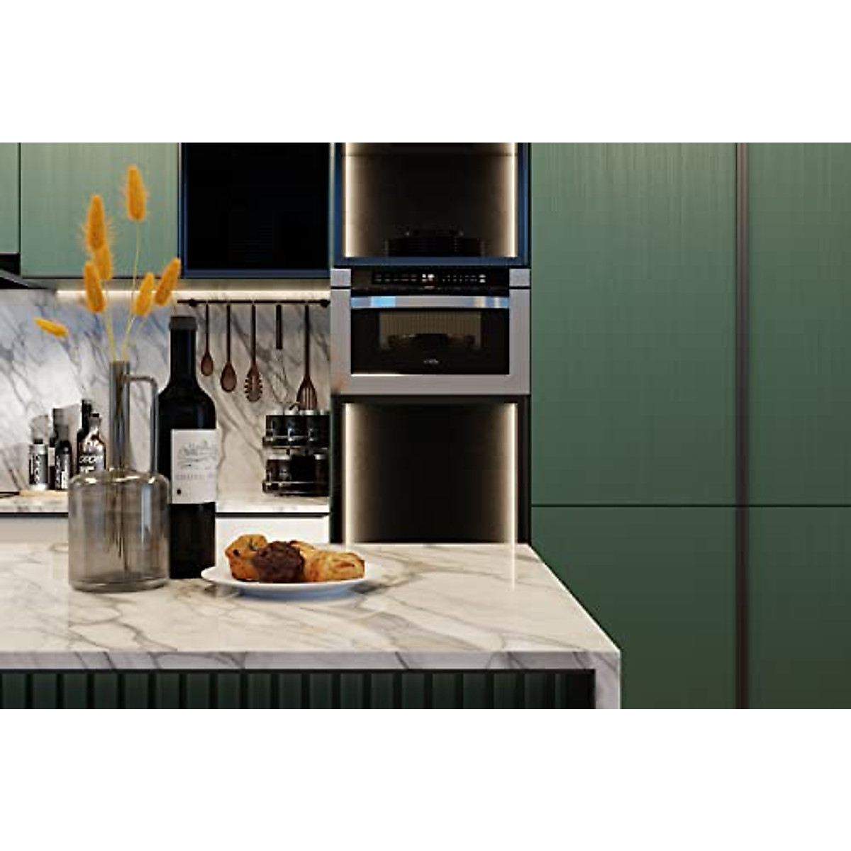 KoolMore KM-MD-1SS 24 Inch Stainless Steel Microwave Drawer with 1.2 cu. ft. Oven, 1000W Power with 10 Custom Cooking Levels, Memory, and Timer Functions, Wall-Mounted with Flat Bottom