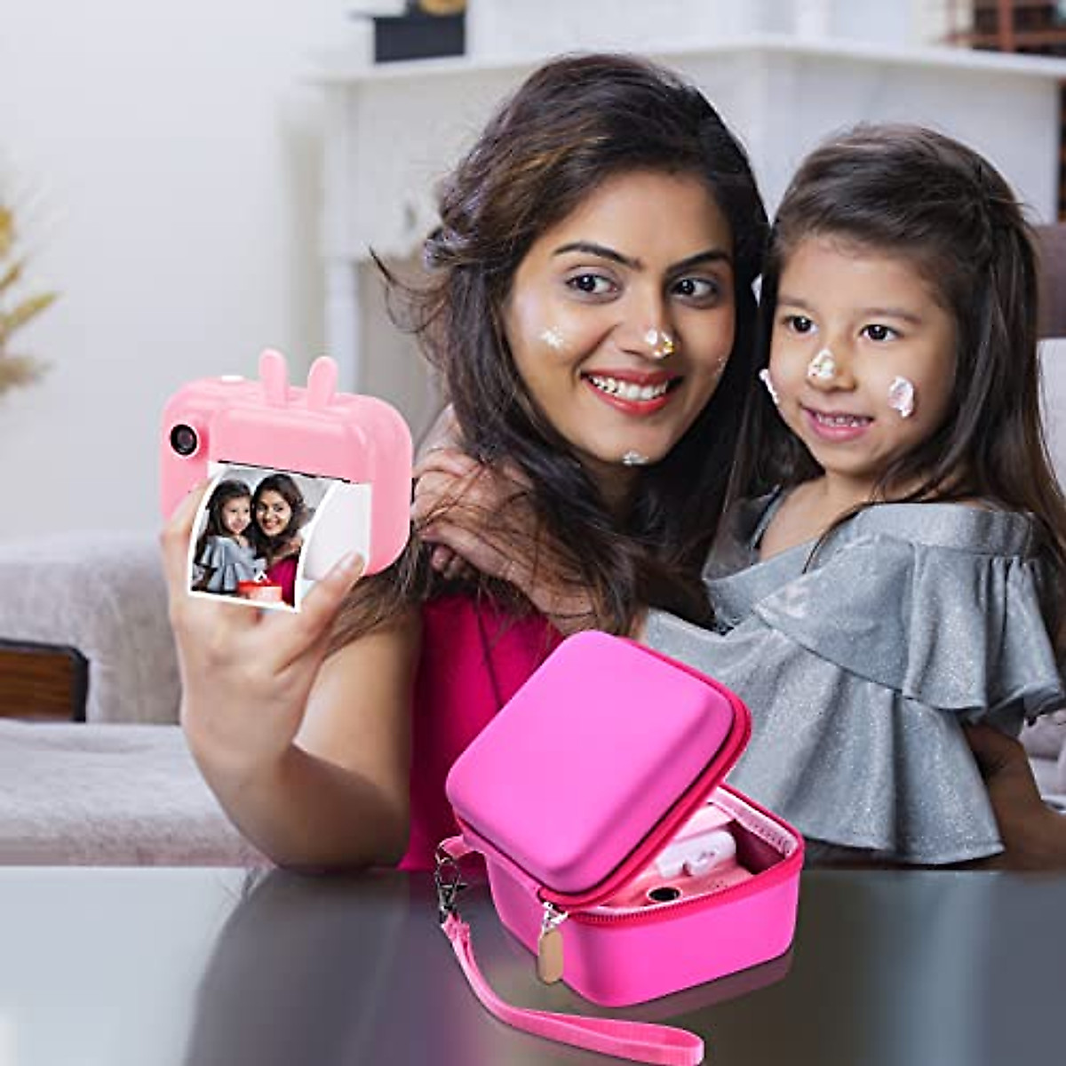 PAIYULE Case Compatible with Instant Camera for Kids Digital Video Cameras Storage Holder Also for Seckton/for CIMELR/for Homspal/for Dylanto/for Desuccus/for OZMI Kids Camera Toys(Box Only)