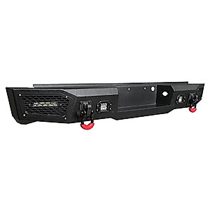 Vijay Front and Rear Bumper Compatible with 2011-2016 Ford F250 F350 F450 Super Duty with Winch Plate and Lights