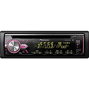 Pioneer DEH-S4120BT in Dash CD AM/FM Receiver with MIXTRAX, Bluetooth Dual Phone Connection, USB, Spotify, Pandora Control, iPhone and Android Music Support, Smart Sync App