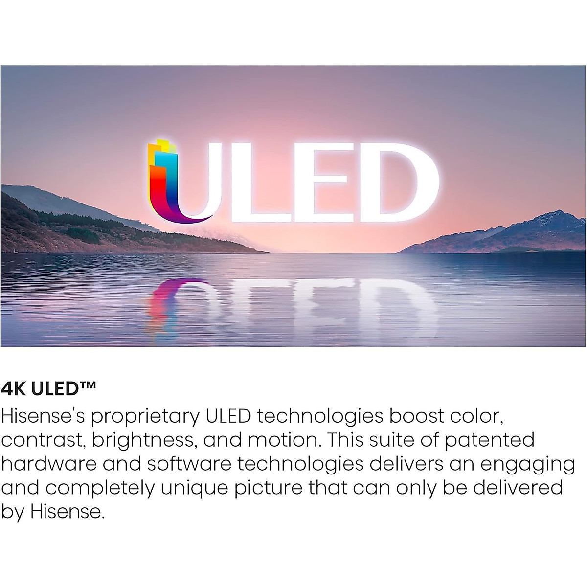 Hisense 50-inch ULED U6 Series Quantum Dot QLED 4K UHD Smart Fire TV (50U6HF, 2022 Model)