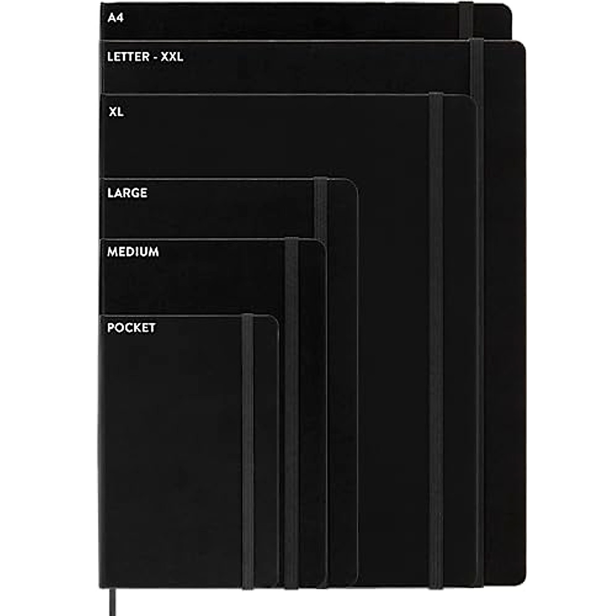 Moleskine Cahier Journal, Soft Cover, Pocket (3.5" x 5.5") Dotted, Black, 64 Pages (Set of 3)