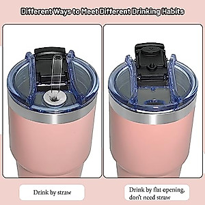 HeyMoly Stanley Tumbler 30 oz Replacement Lids 2 Pack, Spill Proof and Splash Resistant Covers for Tumbler 30 oz(2 Pack)