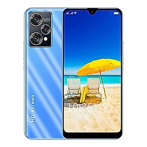 6.1 Inch HD Smartphone Dual SIM Card Mobile Phone, 3G Unlocked Cell Phone Support Face Recognition For 6.0 OS, 3GB 32GB, 6779 10 Core Processor, 5MP 8MP HD Camera, WiFi, FM Radio, 2800mah(Light Blue)