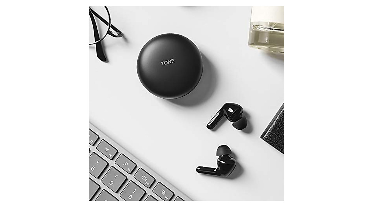 LG TONE Free FN4 Earbuds with Meridian Sound & Hypoallergenic Fit