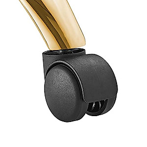 Modway Ripple Home Office Desks and Chairs, Gold Black