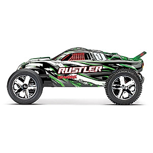 Traxxas RustlerÂ: 1/10 Scale Stadium Truck. Ready-to-Race with TQ 2.4GHz Radio System and XL-5 ESC (FWD/rev)