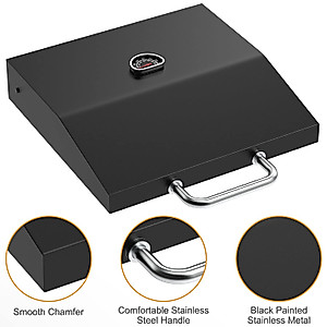 17" Griddle Hood for Blackstone Adventure Ready 1832 17" Tabletop Griddle, Blackstone 1971 Griddle Cover 17", Blackstone 17 Griddle Accessories, 17 inch Blackstone Grill Lid, Blackstone 17 Grill Top