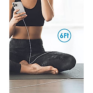 BRASAG iPhone Charger [MFi Certified] USB Wall Charger Travel Plug with 6ft Charging Cord 2-Pack USB to Lightning Cable Fast Charging for iPhone 14/13/12/11/SE/XR/8/8Plus/7/6/5/SE