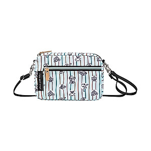 Petunia Pickle Bottom Adventurer Wristlet, Crossbody Strap, Waist Belt Bag, Purse, Wallet | Versatile, Fashionable | Disney & Pixar Playday