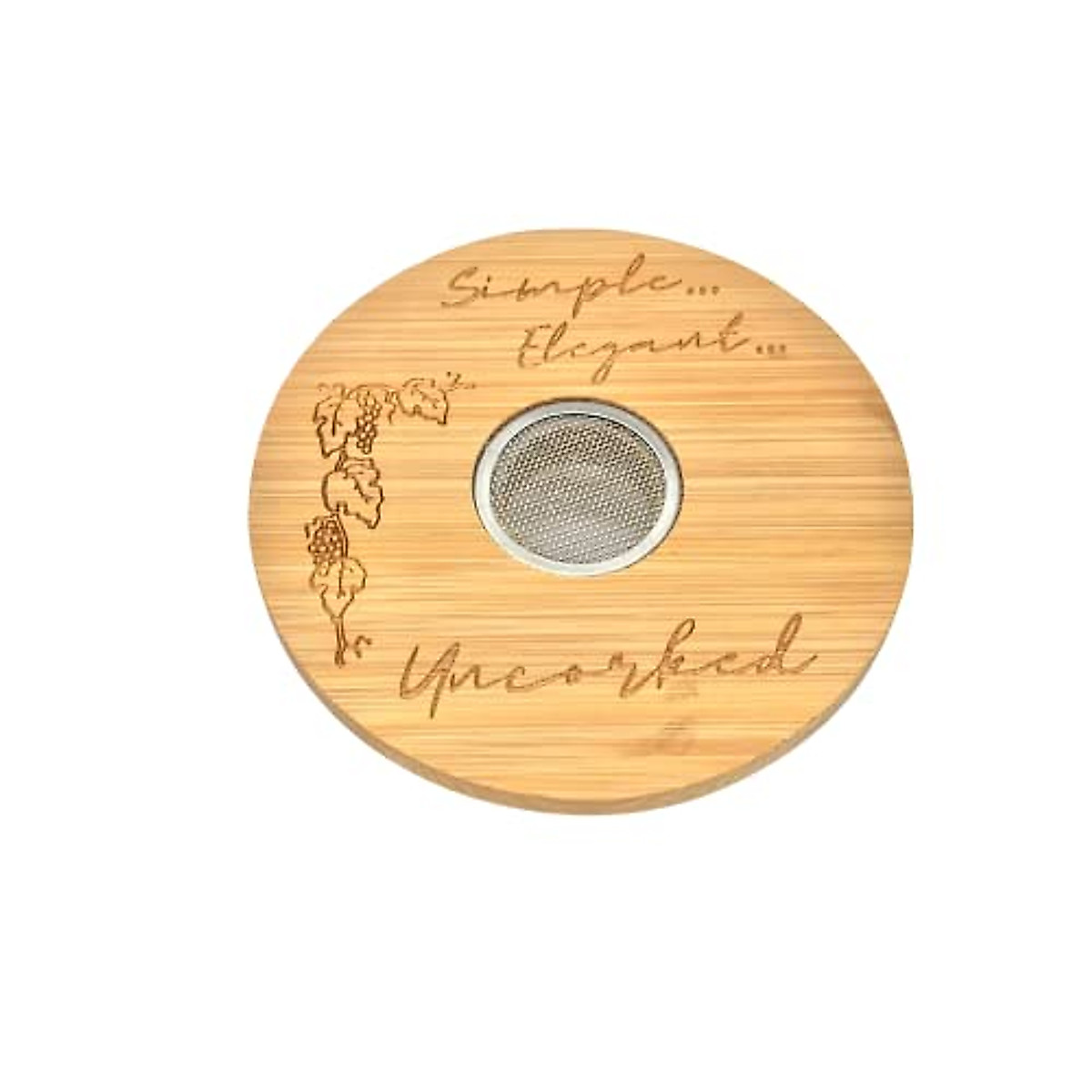 WINE ACCESSORIES FOR WINE LOVERS - Drink Glass Covers (4) - Beverage Covers to Keep Bugs Out - Coverware Drink Tops - Wine Glass Topper Ventilated