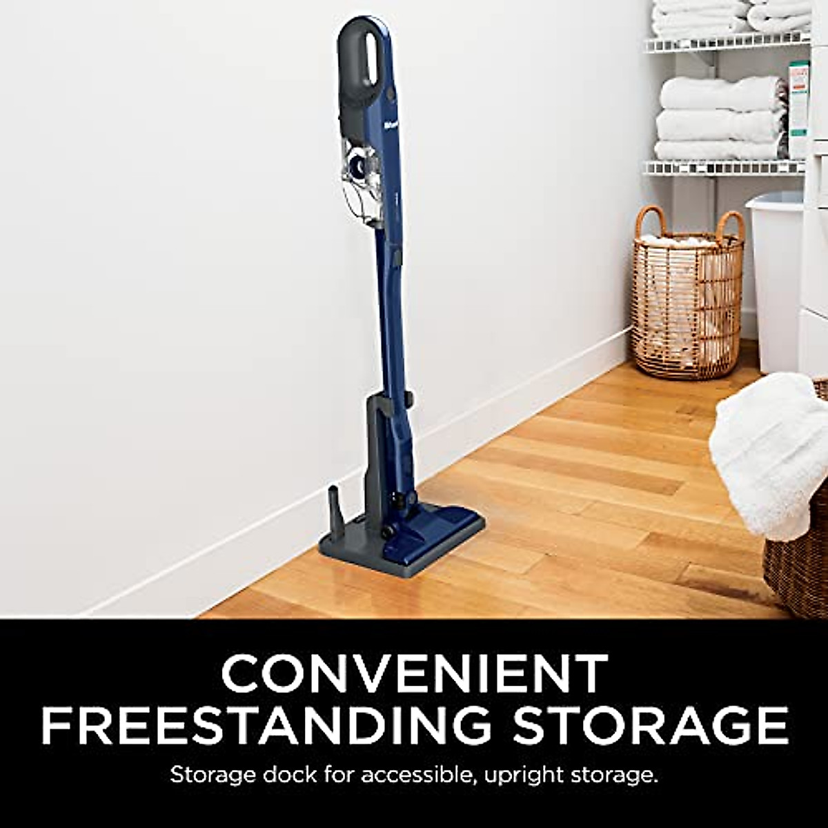 Shark CH964AMZ 2-in-1 Cordless & Handheld Vacuum Ultracyclone System, Ultra-Lightweight and Portable for Car and Home, Blue