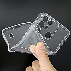 Ytaland for Blackview A55 Pro case, Crystal Clear Soft Silicone Shockproof TPU Transparent Bumper Protective Phone Case Cover