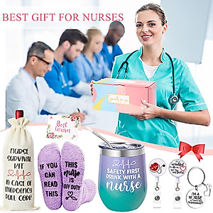 Nurse Gifts for Women,Nurse Appreciation Week Gifts,Nurse Graduation,Birthday,Nurse Christmas Gifts,Nursing Gifts for New Nurses,Nurse Practitioner LPN/RN Gifts,12 oz Tumbler Set for Nurses