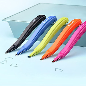 Staple Remover Professional Magnetic Easy Staple Removers Stapler Remover Staple Remover Tool Staple Puller Paper Book Remover Pen-type Staple Pullers for Office School Home (Black)