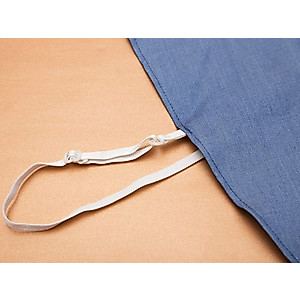 HALITOSS Women's Lovely Denim Fake Collar Dickey Half Shirt Decorative Collar Blue