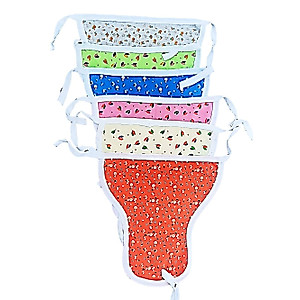 BlueQueen Baby's Cotton Cloth Diapers/Langot Washable and Reusable Nappies (Multicolour, 0-6 Months) Pack of 10 Pieces | Cloth Diapers Reusable for Boys and Girls, Baby Diaper