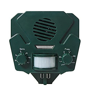 Bird-X Solar Yard Gard Electronic Animal Repeller keeps unwanted pests out of your yard with ultrasonic sound-waves