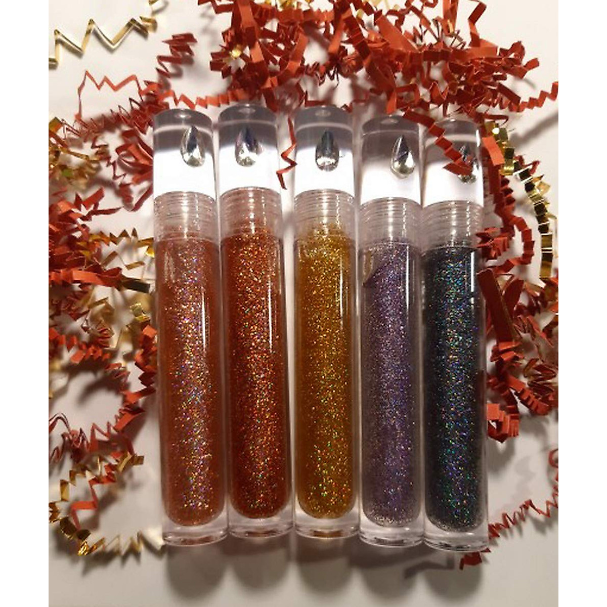 Lip Gloss Tubes with Wand Empty, 10 Pack 5ml Transparent Lip Gloss Containers, Clear Crystal Lip Gloss Tubes with Rubber Stoppers for DIY Lip Gloss