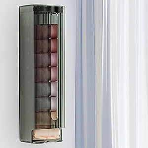 MagiDeal Hanging Storage Box Underwear Storage Box Divider Boxes Underwear Organizer Wall Mounted Drawer Organizer for Wardrobe Cabinet Bedroom Socks, Gray