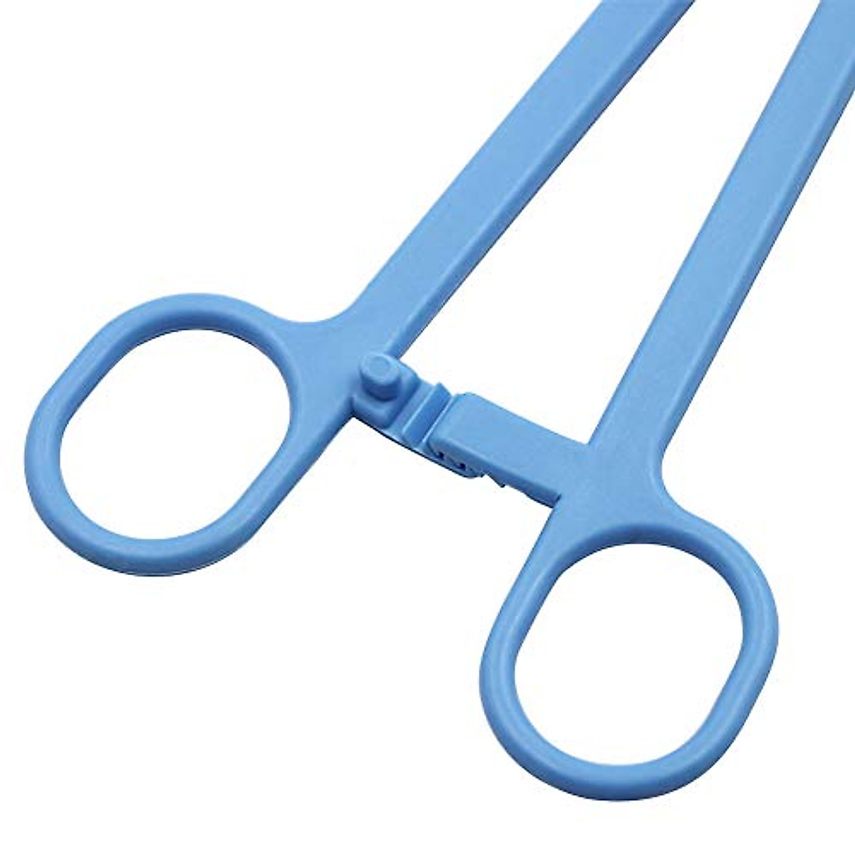 MACGOAL Reptile Feeding Clip Tongs Plastic Terrarium Lizards Turtles Reptile Tweezers Reptile Feeding Tool 9.45 Inches