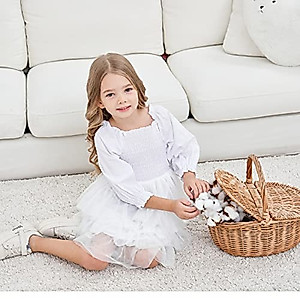 Toddler Fall Dress Baby Tutu Princess Birthday Dress Little Girl Long Sleeve Winter Wedding Party Casual Clothes 1-4T
