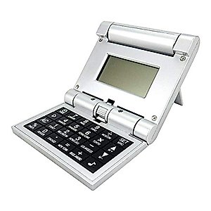 Sweda Travel Alarm Clock, World Time, Timer, Calendar, Calculator, Memory, WC38.