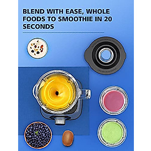 ACOQOOS Blenders for Kitchen, Smoothie Blender with 50oz Glass Jar And 2 Travel Bottles, Blender for Shakes and Smoothies For Crushing Ice, Frozen Fruits, BPA Free