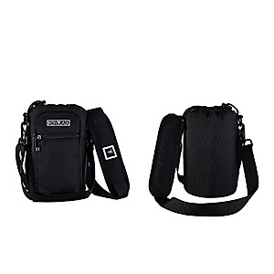 IRON °FLASK Carrier Bag Case - Fits Insulated Stainless Steel Sports Water Bottle, Adjustable Shoulder Strap, Holder Bag Case Pouch Cover