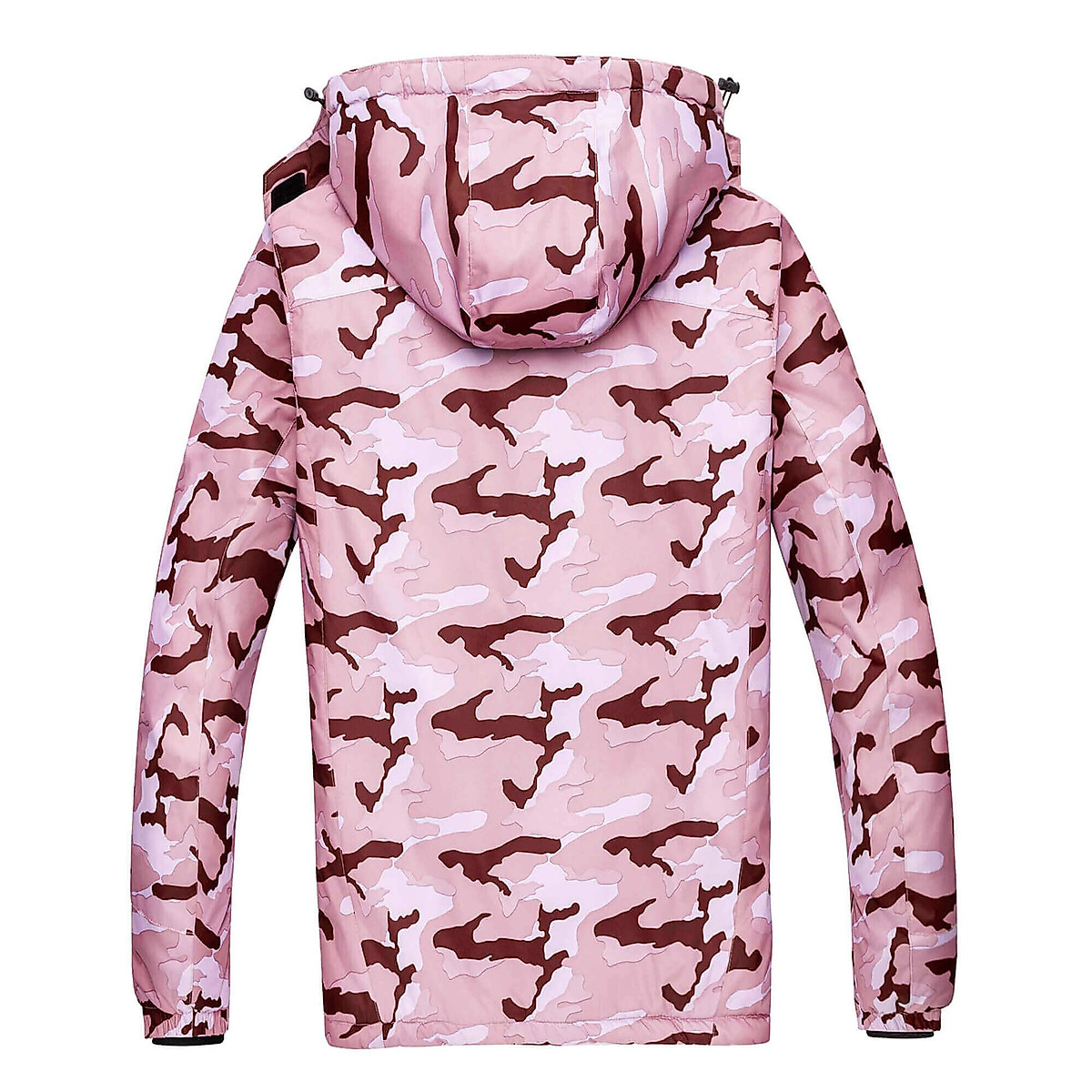 WULFUL Women’s Waterproof Snow Ski Jacket Mountain Windproof Winter Coat with Detachable Hood