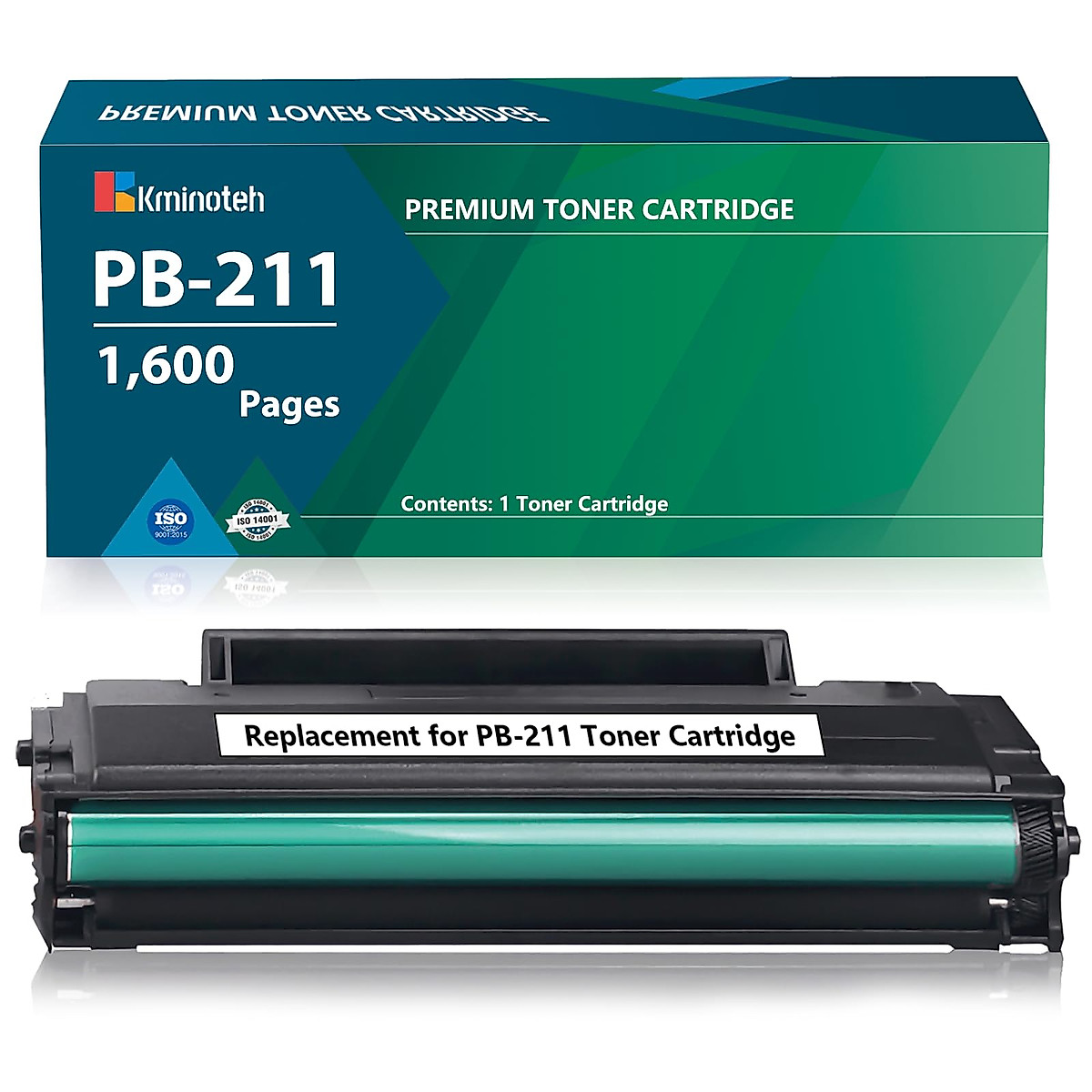 PB-211 Toner Cartridge Replacement for Pantum PB-211 PB-211EV Toner Cartridge Work with P2502w M6552NW P2500W M6550 M6550W M6550N M6600 M6600W M6600N P2500 P2500NW (1 Pack,1600 Pages)
