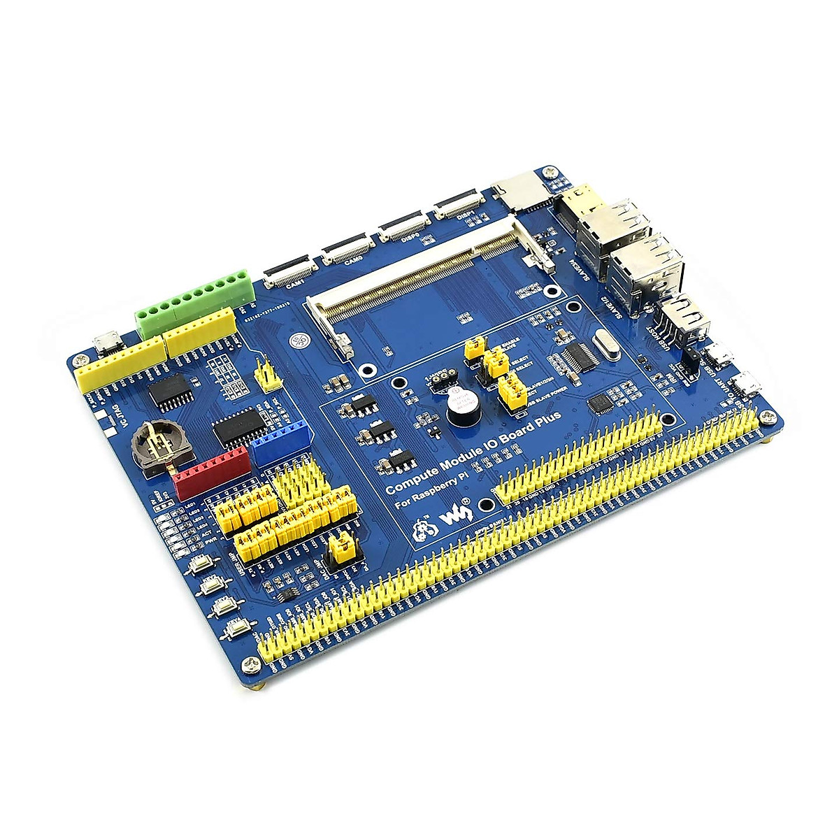 TOP1 Compute Module IO Board Plus, for Raspberry Pi Compute Module 3/3 Lite/3+/3+ Lite Compatible with Compute Module IO Board V3