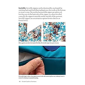 Pocket Guide to Fasteners: Understanding Buttons, Snaps, Zippers, Velcro, and More (Landauer) Techniques, Tools, and Answers to Your Questions about Hook and Eye Closures, Vintage Clasps, and More