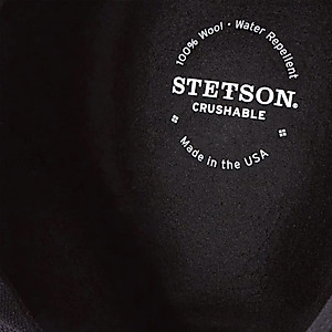 Stetson Men's Bozeman Outdoor Hat, Black, Medium
