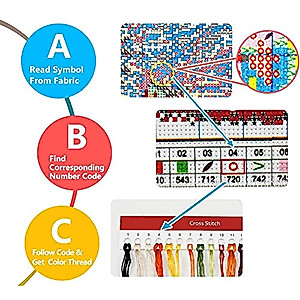 Stamped Cross Kits, Greyhound Dog, DIY Designs Cross-Stitch Easy Supplies Needlework, Needlepoint Embroidery Gift for Home Decor 16x20 inch