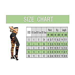 ZOOJINFAR High Waisted Leggings for Women Tummy Control Booty Bubble Hip Lifting Tights Halloween Funny Graphic Stretch Pants