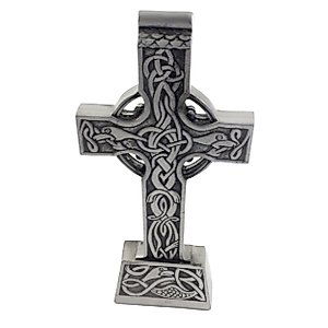 Standing Celtic Cross Pewter Home Decor Made in Ireland