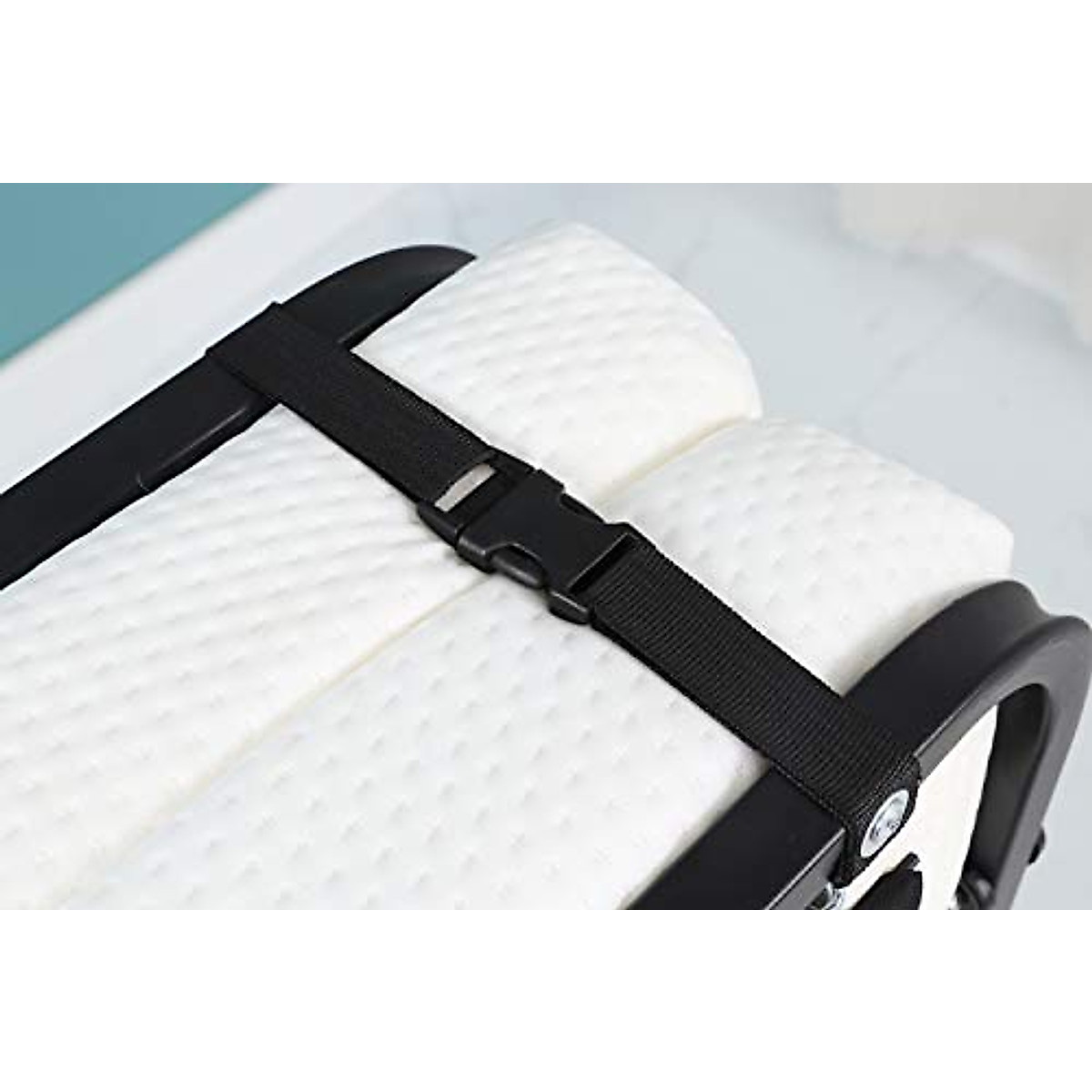 Folding Bed and Thick Memory Foam Mattress with Wheels Guest Beds 500 lbs Max Weight Capacity Bed (74.8x31.4x10.6 inch, 3 Fold Bed)